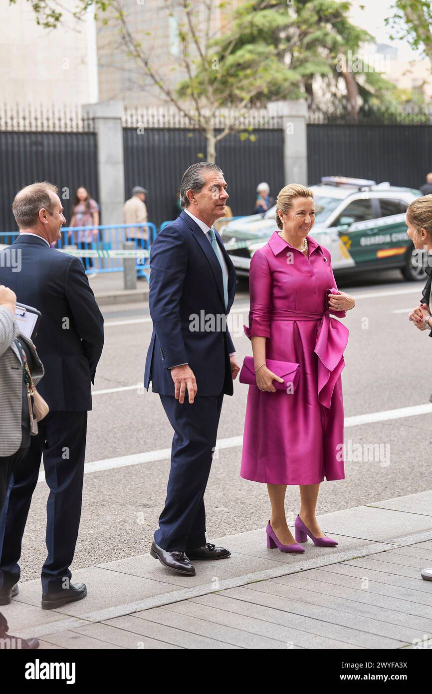 Madrid. Spain. 20240406, Pedro Lopez-Quesada, Princess Cristina of ...