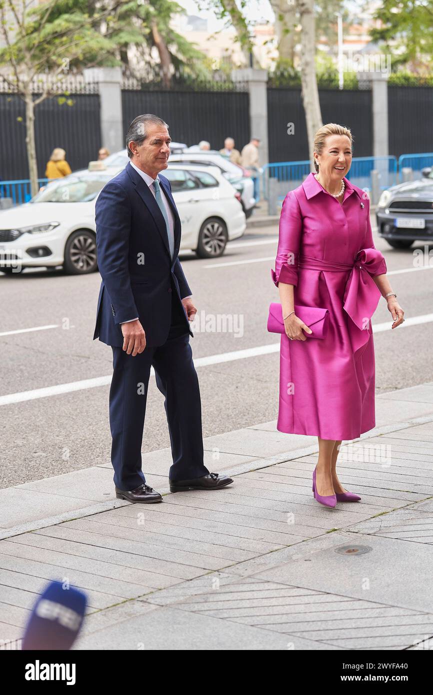 Madrid. Spain. 20240406, Pedro Lopez-Quesada, Princess Cristina of ...