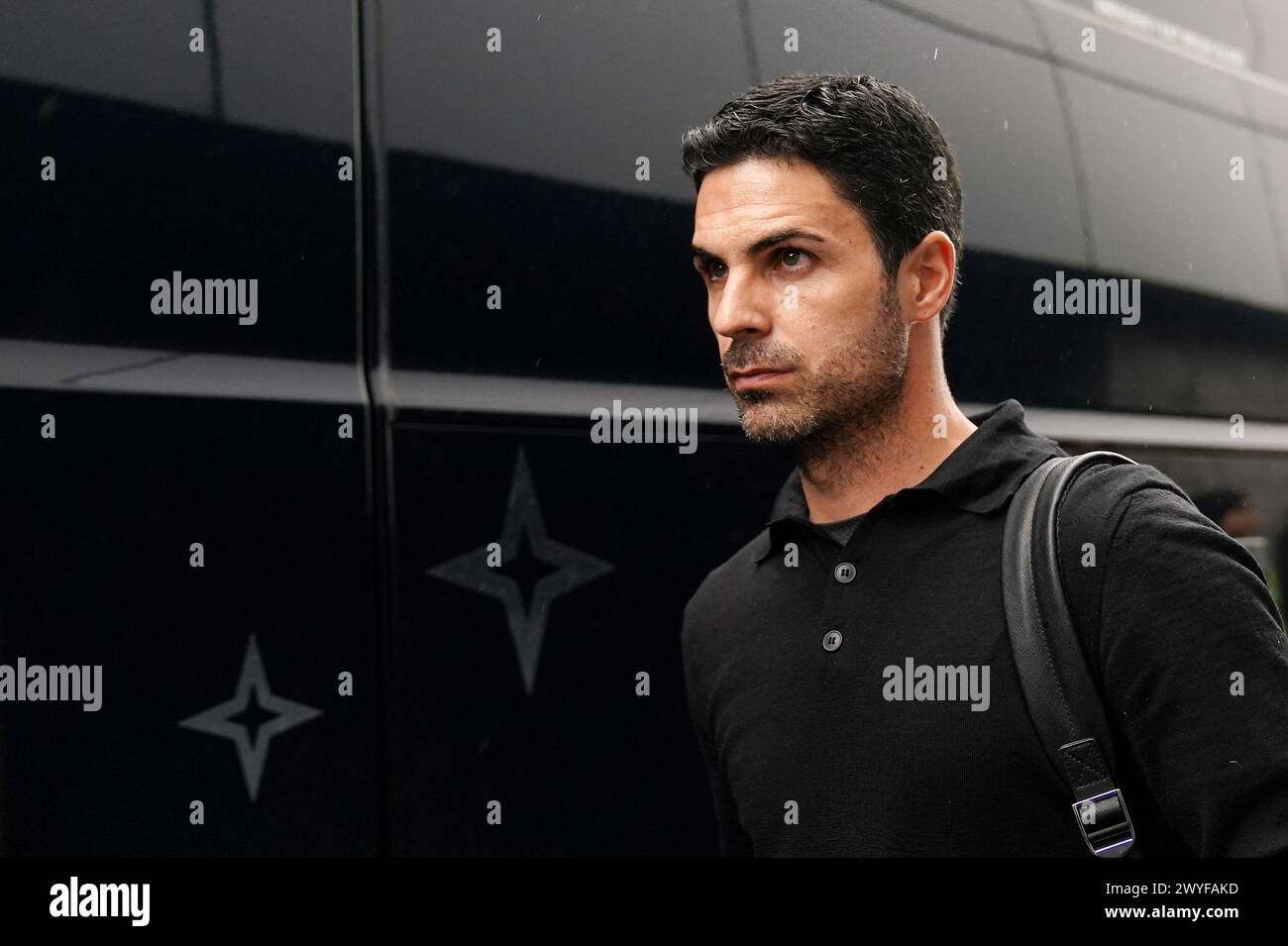 Arsenal manager Mikel Arteta arrives ahead of the Premier League match ... Arsenal manager Mikel Arteta arrives ahead of the Premier League match ...