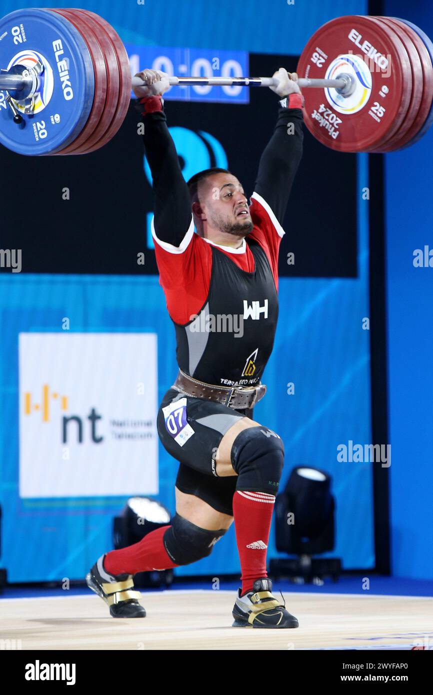 Phuket, Thailand. 6th Apr, 2024. Karlos May Nasar of Bulgaria competes ...