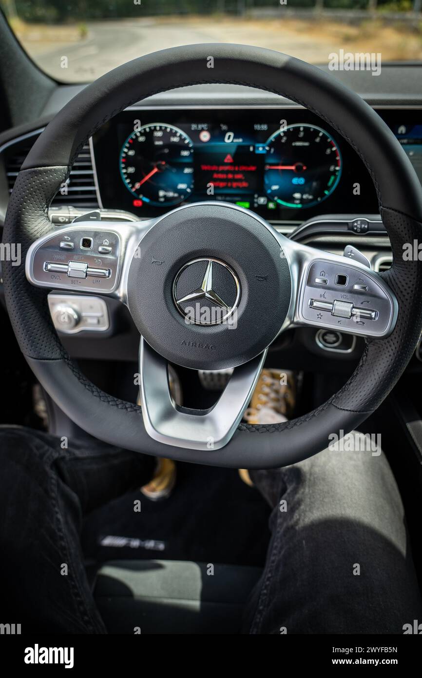 Mercedes GLE. A family luxury SUV from Mercedes Benz Stock Photo - Alamy