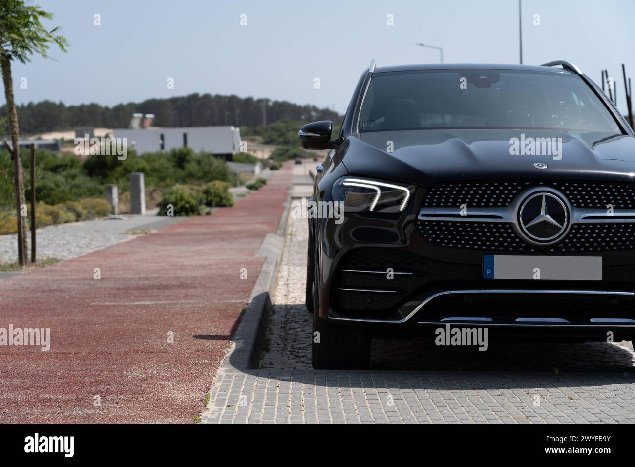 Mercedes GLE. A family luxury SUV from Mercedes Benz Stock Photo - Alamy