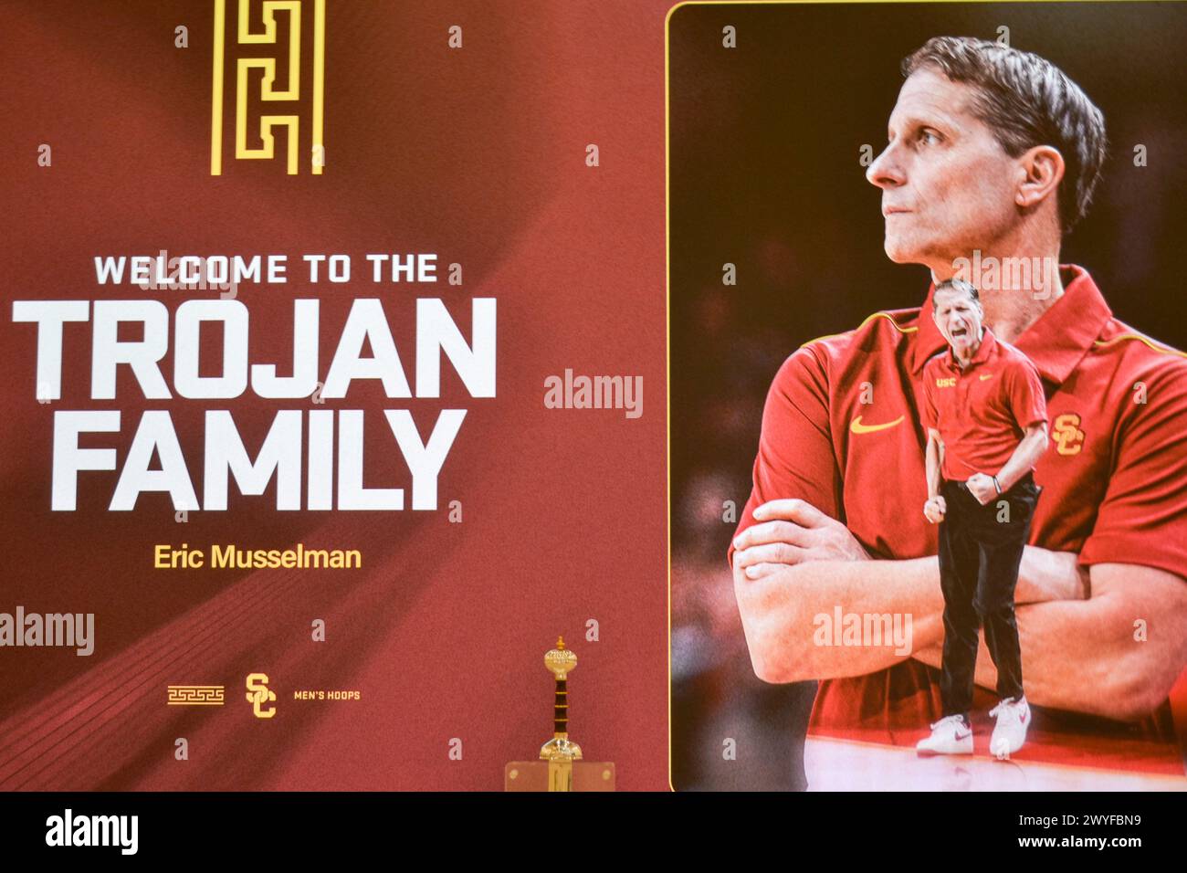 Eric musselman introduced as new coach of southern california trojans ...