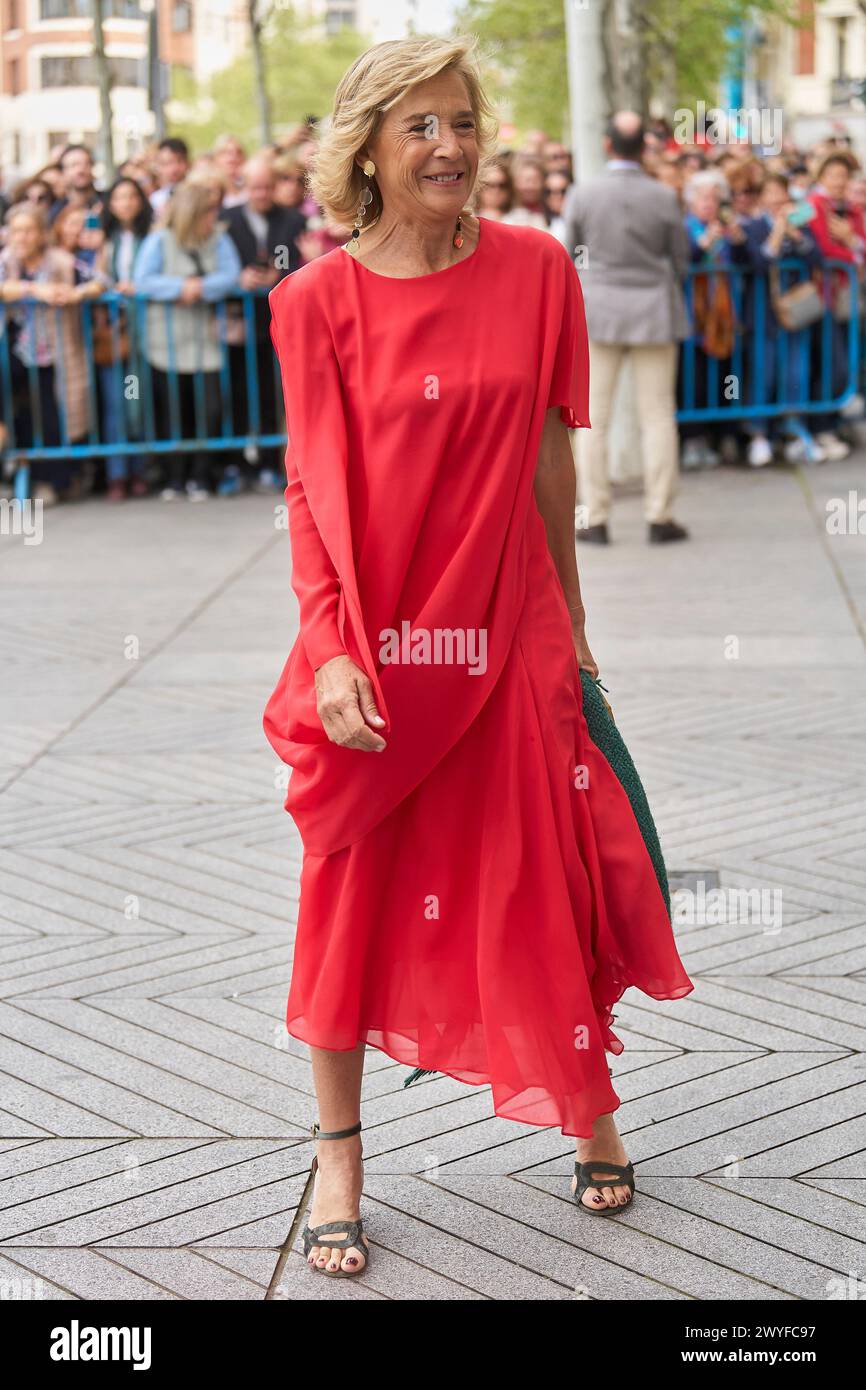 April 6, 2024, Madrid, Madrid, Spain: Marta Barroso arrives at the ...