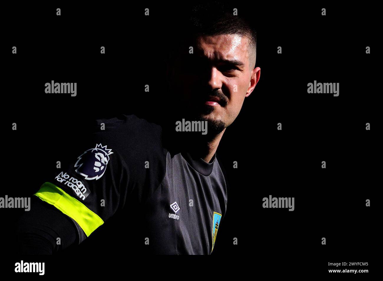 Burnley goalkeeper Arijanet Muric during the Premier League match at ...