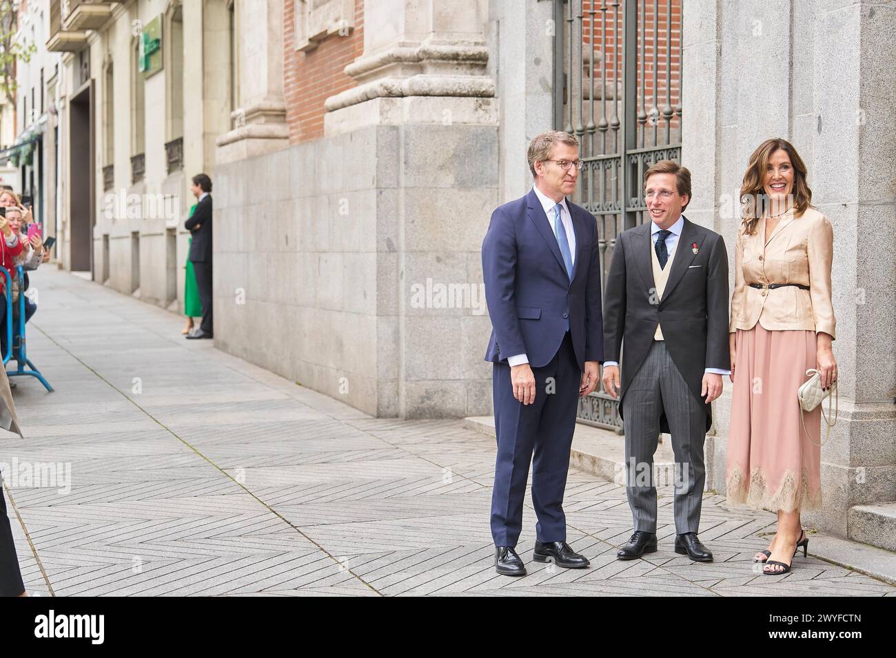 April 6, 2024, Madrid, Madrid, Spain: Alberto Nunez Feijoo, Eva ...