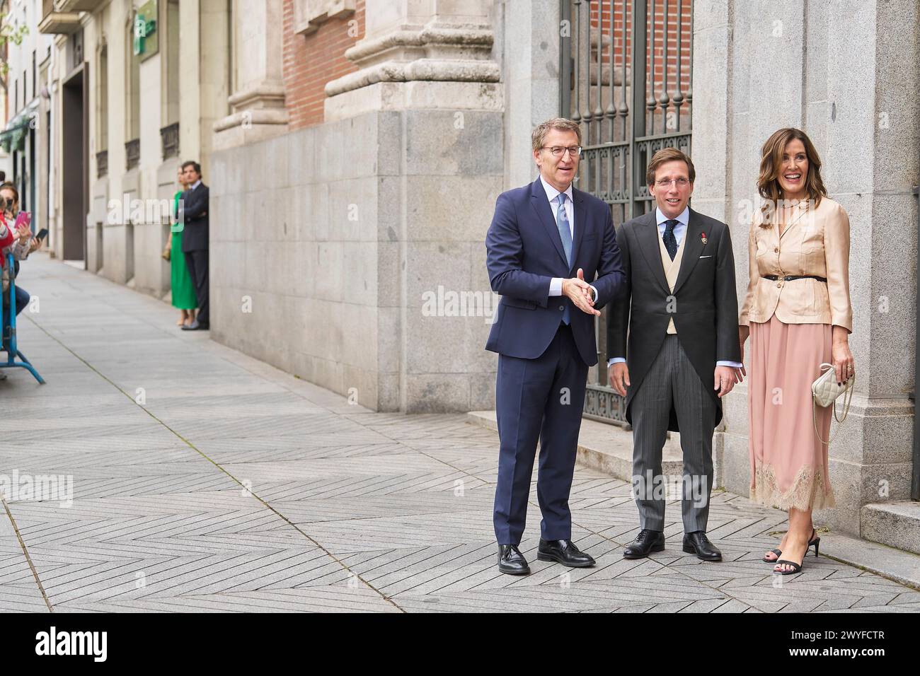 April 6, 2024, Madrid, Madrid, Spain: Alberto Nunez Feijoo, Eva ...