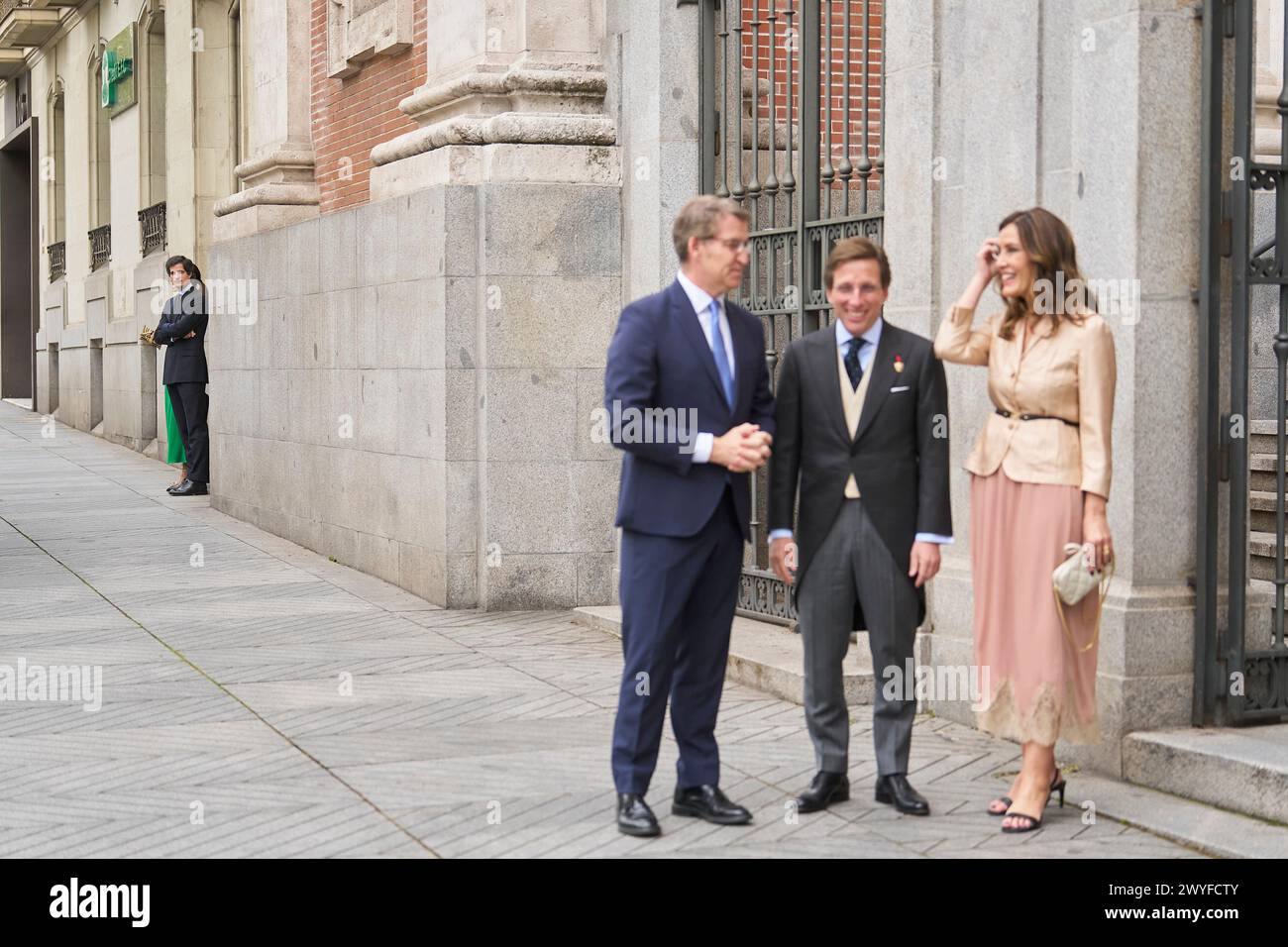 April 6, 2024, Madrid, Madrid, Spain: Alberto Nunez Feijoo, Eva ...