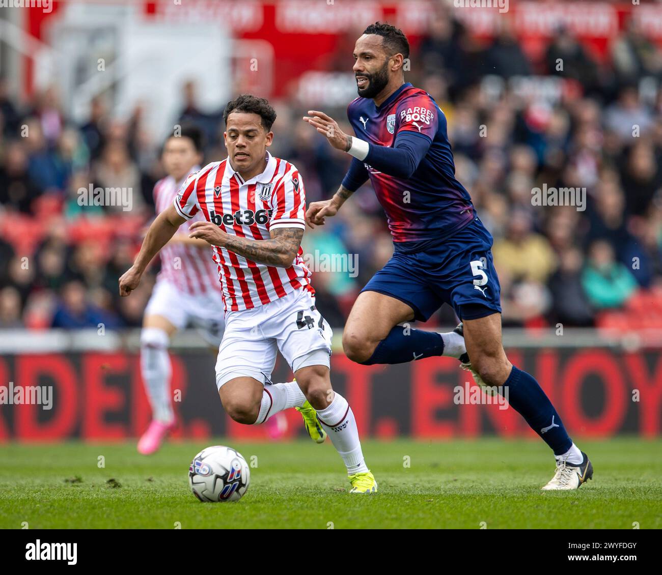 6th April 2024; Bet365 Stadium, Stoke, Staffordshire, England; EFL ...