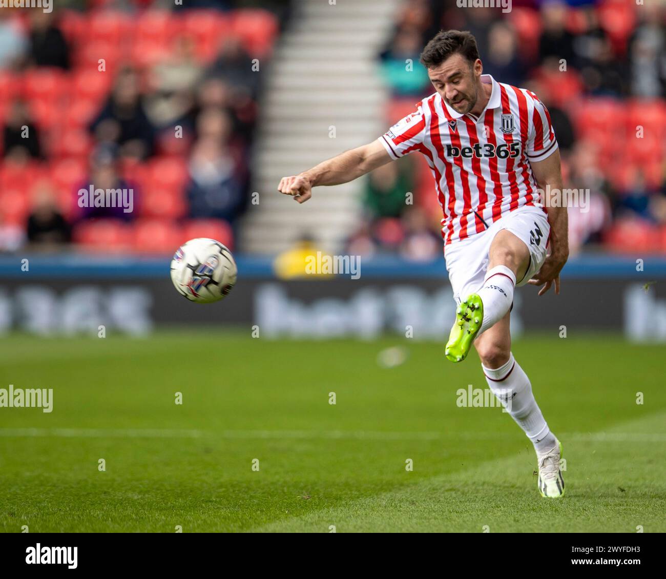 6th April 2024; Bet365 Stadium, Stoke, Staffordshire, England; EFL ...