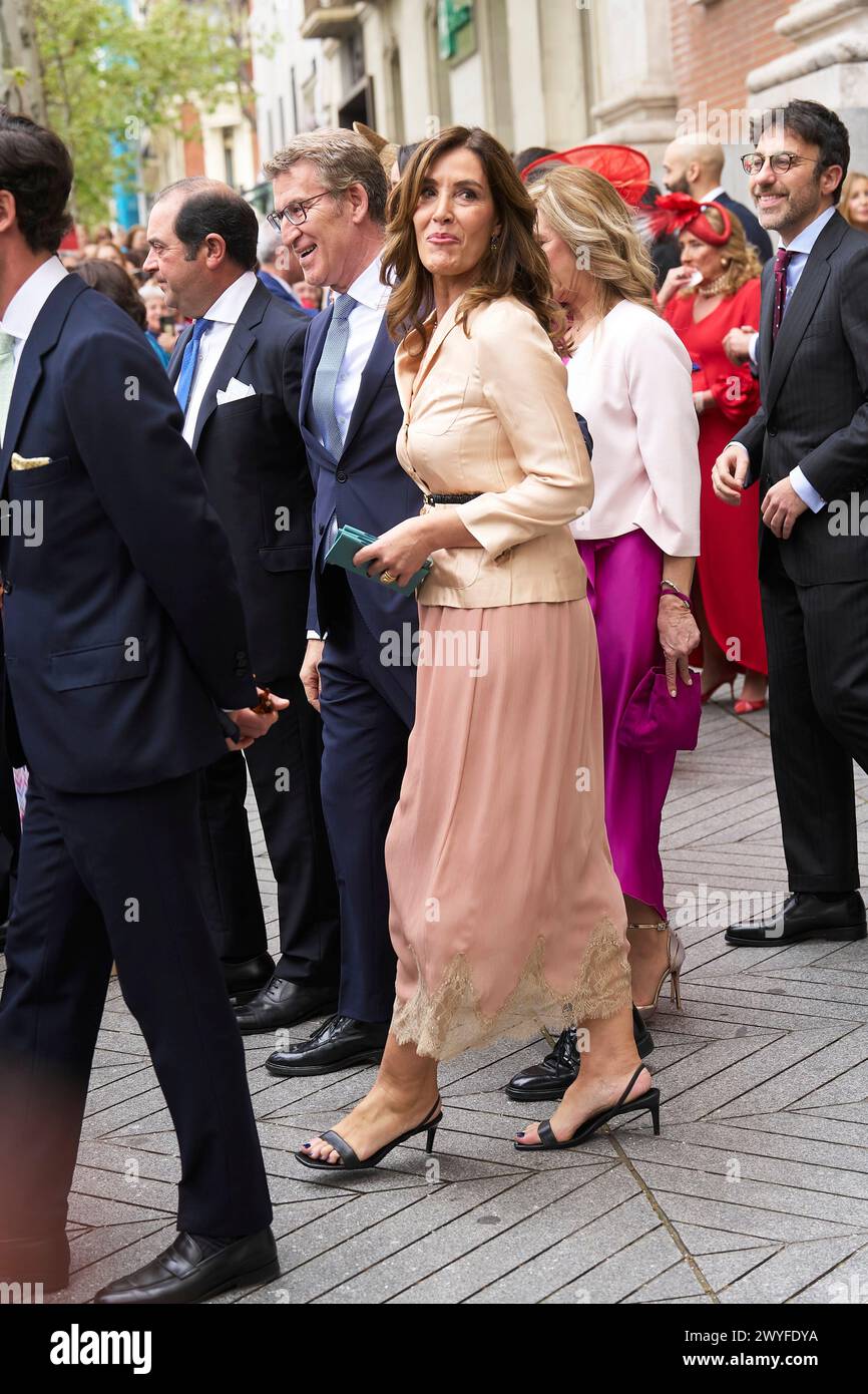 April 6, 2024, Madrid, Madrid, Spain: Alberto Nunez Feijoo, Eva ...