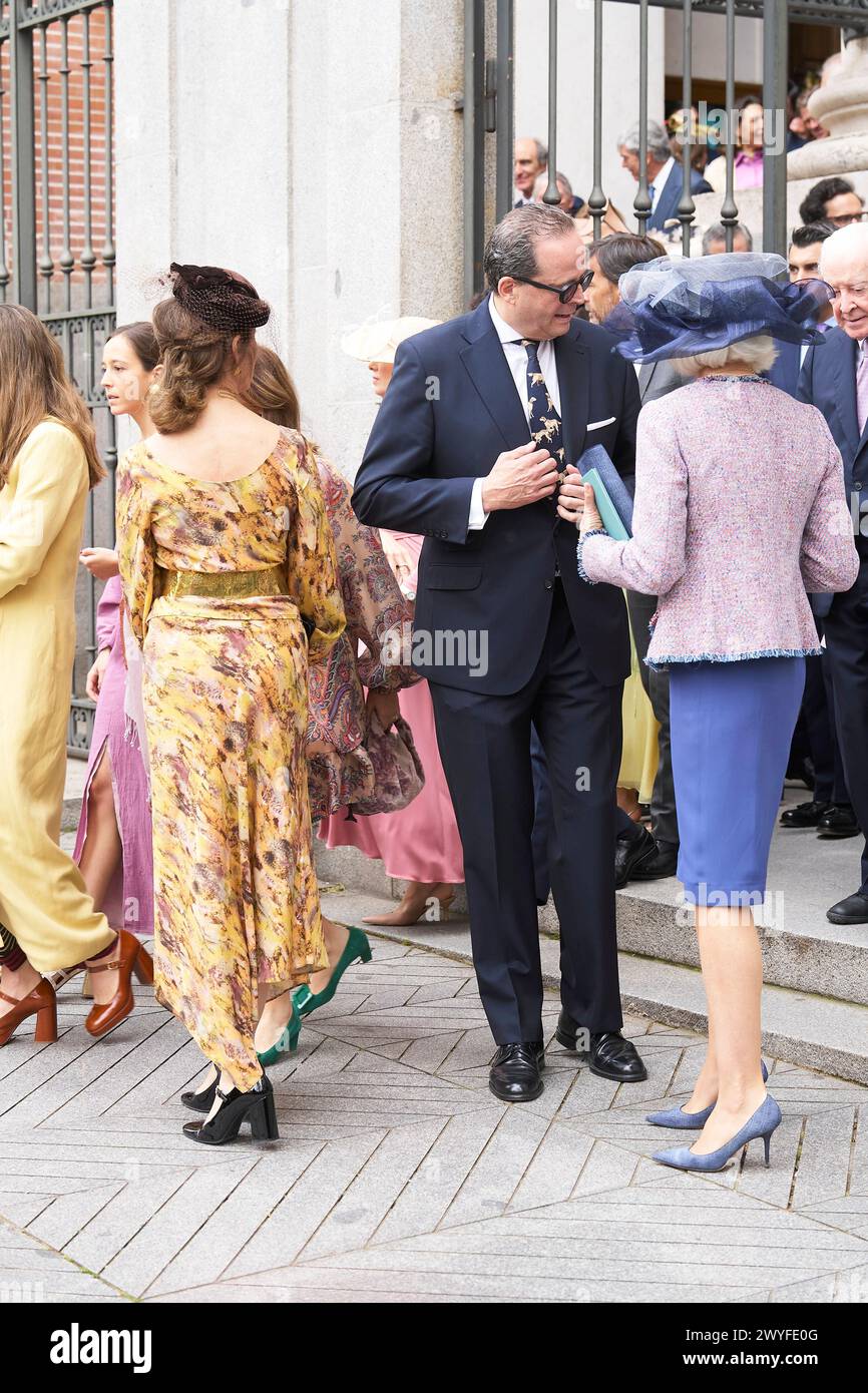 April 6, 2024, Madrid, Madrid, Spain: Michi Primo de Rivera leaves ...