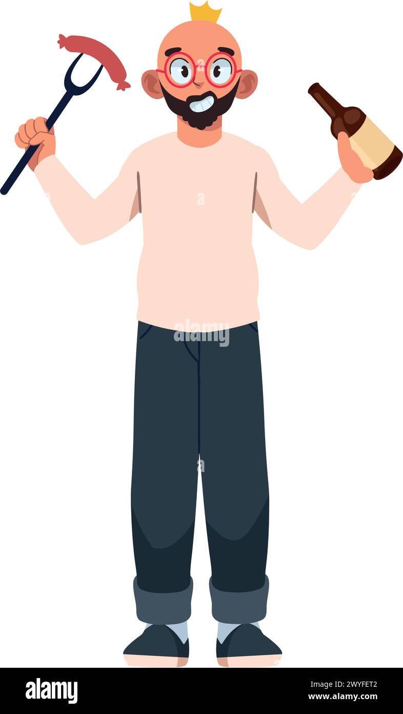 Stag man Stock Vector Images - Alamy