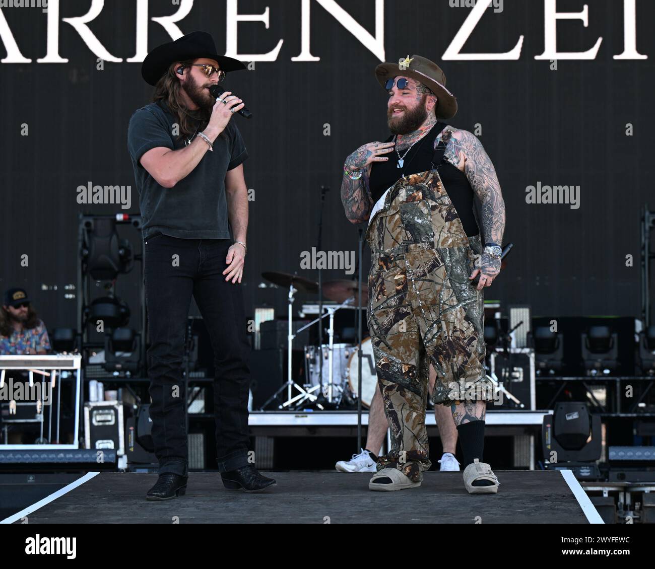 Fort Lauderdale, FL, USA. 05th Apr, 2024. Teddy Swims, Warren Zeiders ...