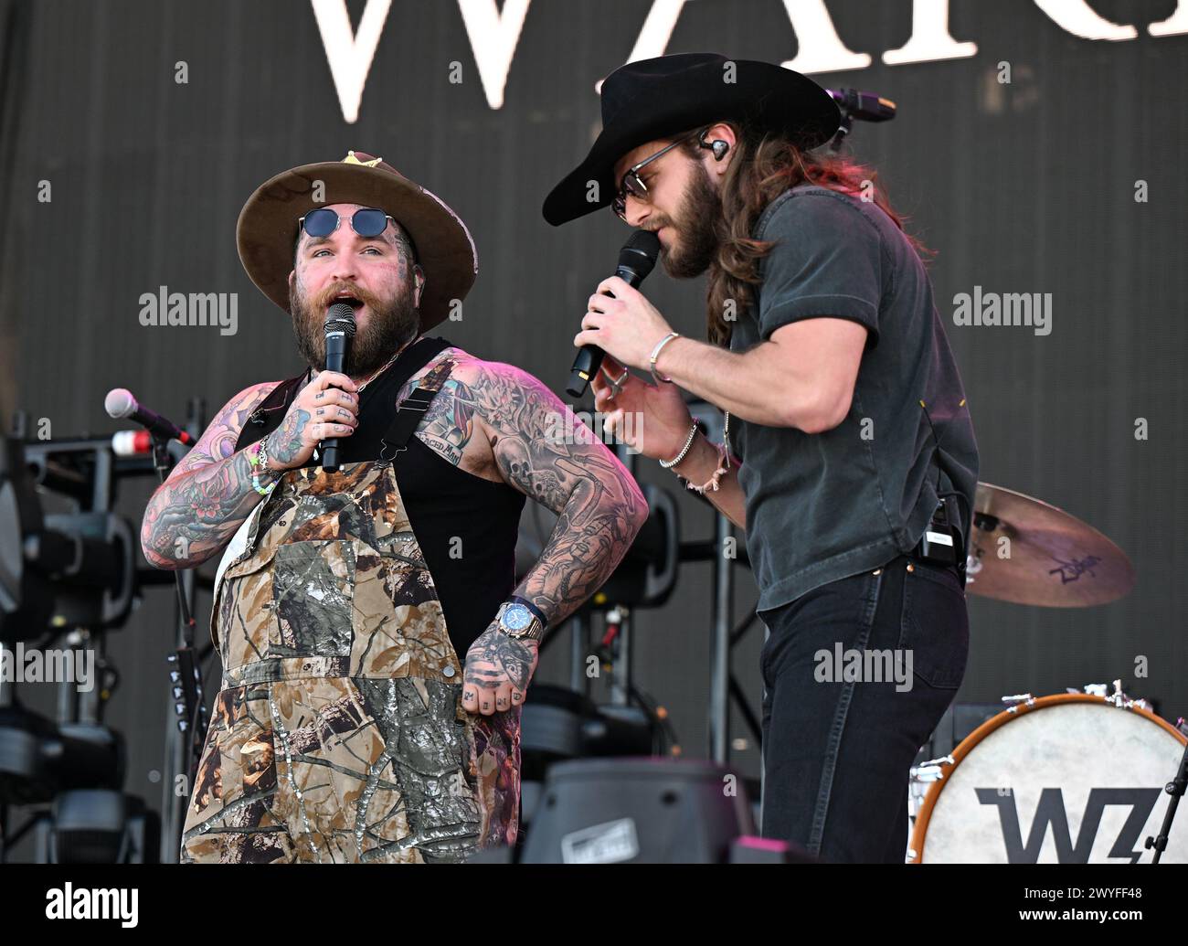Fort Lauderdale, FL, USA. 05th Apr, 2024. Teddy Swims, Warren Zeiders ...
