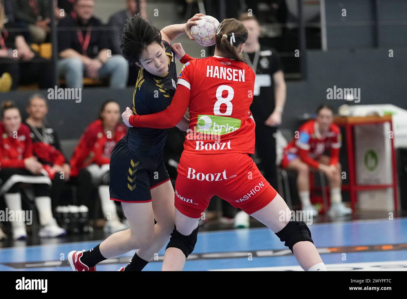 Sora Ishikawa - Japan against Anne Mette Hansen (Denmark 8) during the ...