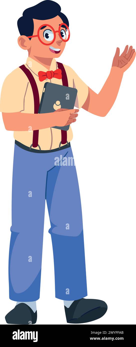 geek pride day man with device Stock Vector Image & Art - Alamy