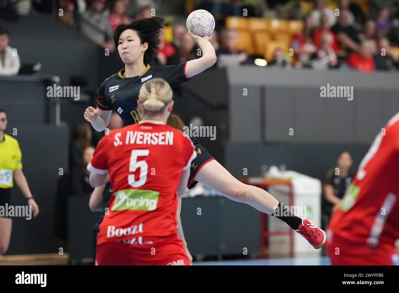 Sora Ishikawa - Japan against Sarah Iversen (Denmark 5) during the ...