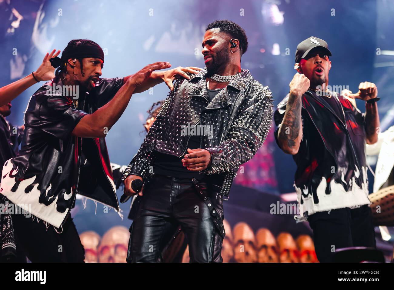 Milan, Italy. 27th Mar, 2024. Jason Derulo is performing live during ...