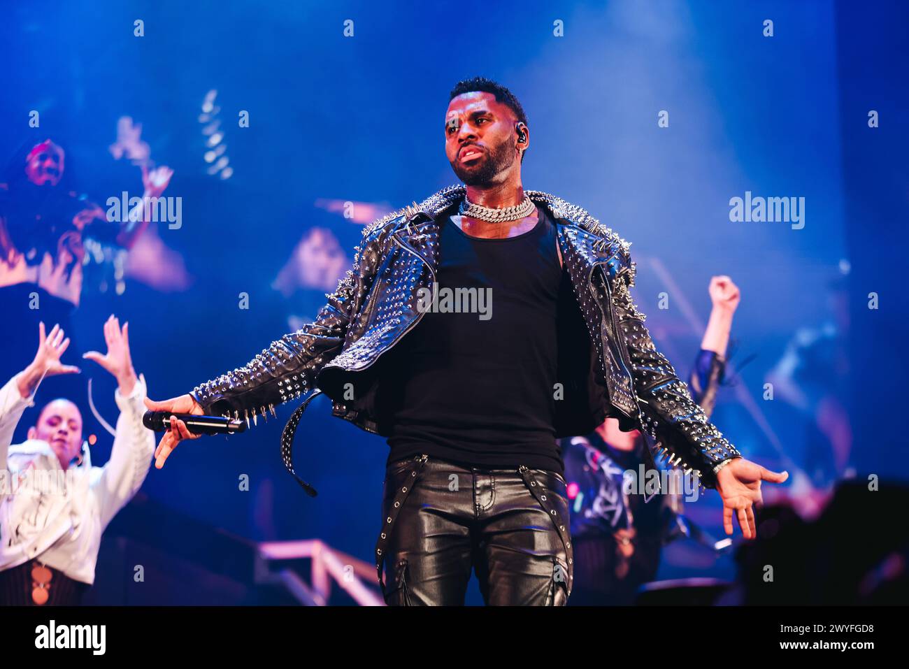 Milan, Italy. 27th Mar, 2024. Jason Derulo is performing live during ...