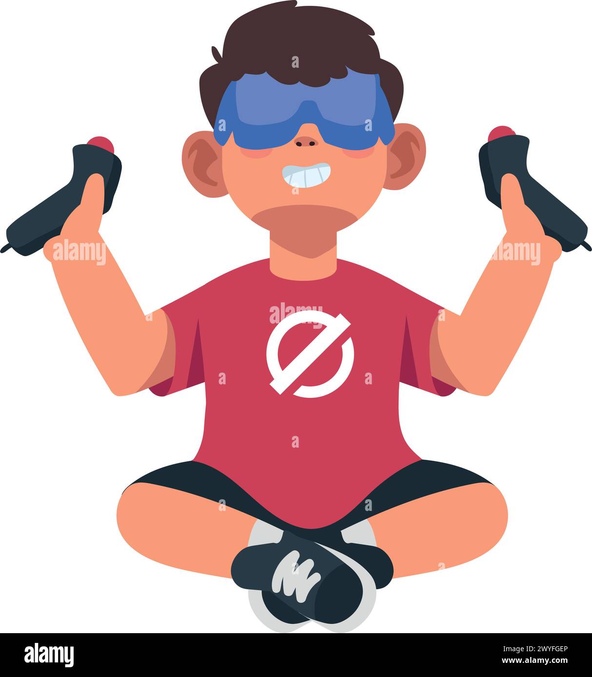 geek pride day gamer with goggles Stock Vector Image & Art - Alamy