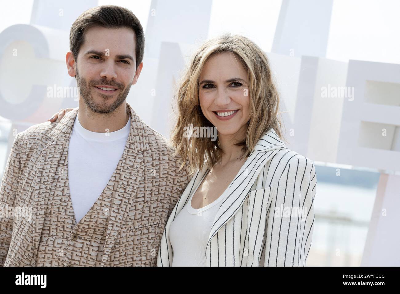 Cannes, France. 06th Apr, 2024. Marc Clotet and Aina Clotet attend the ...