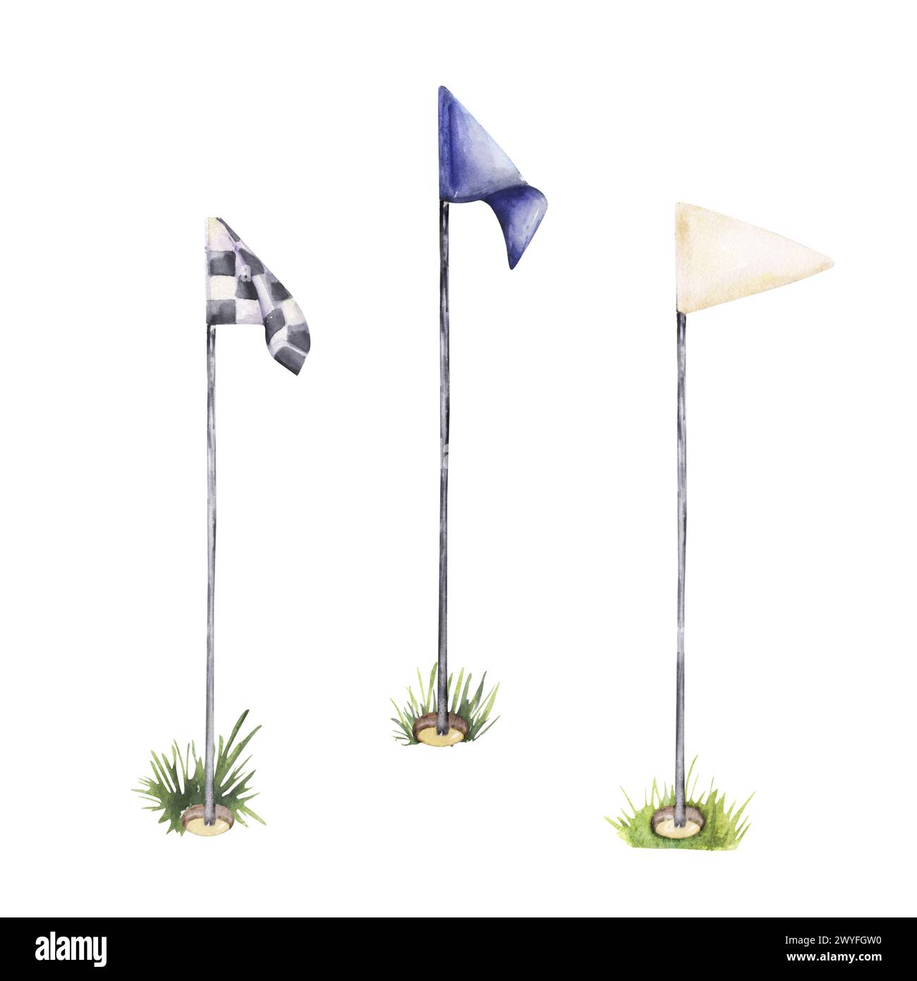 Flag grass Cut Out Stock Images & Pictures - Alamy