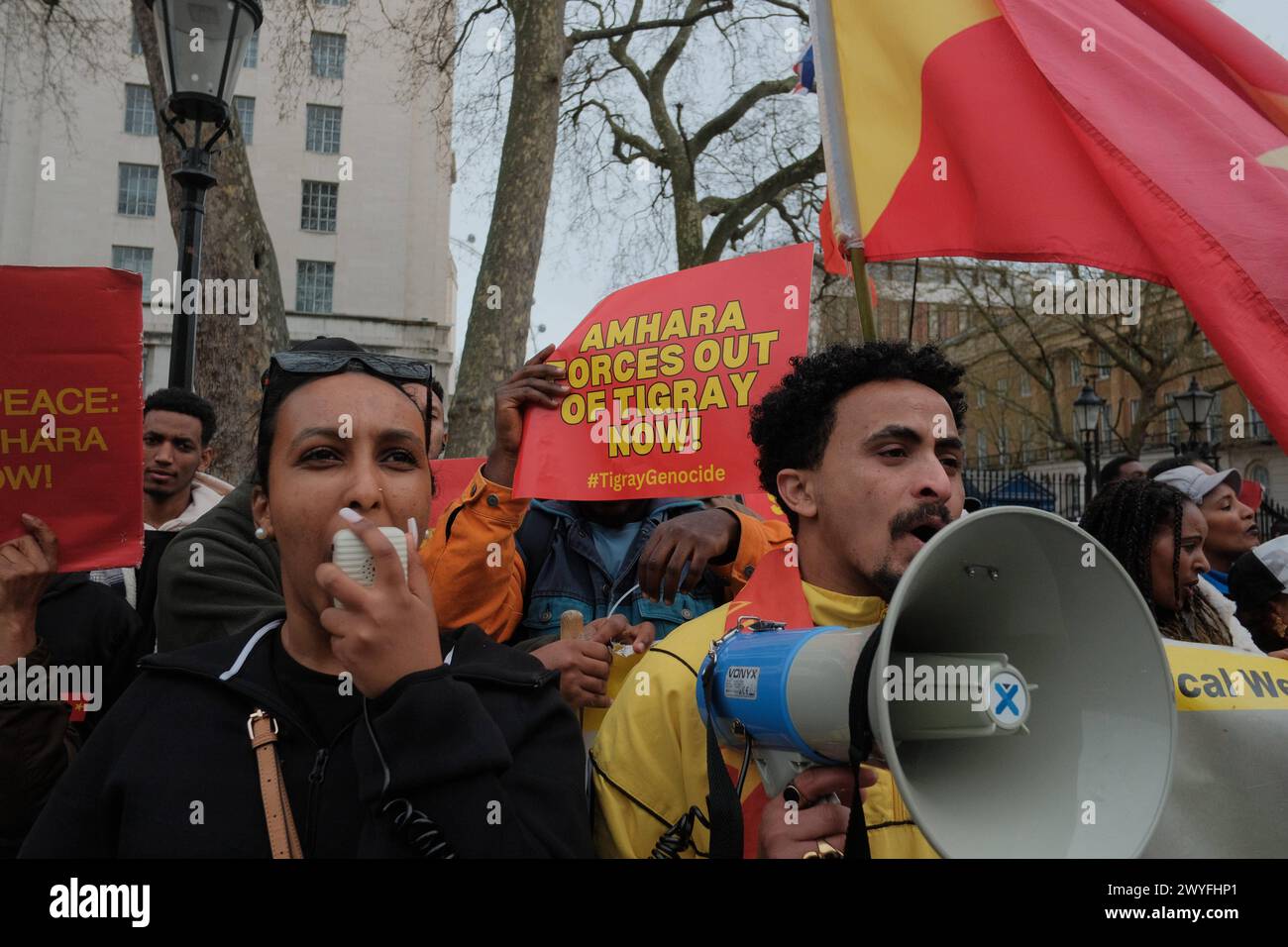 RECORD DATE NOT STATED Global Protest for Tigray in London Activists ...