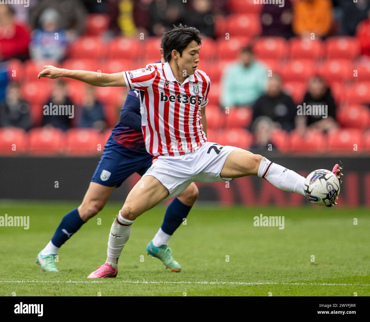 6th April 2024; Bet365 Stadium, Stoke, Staffordshire, England; EFL ...