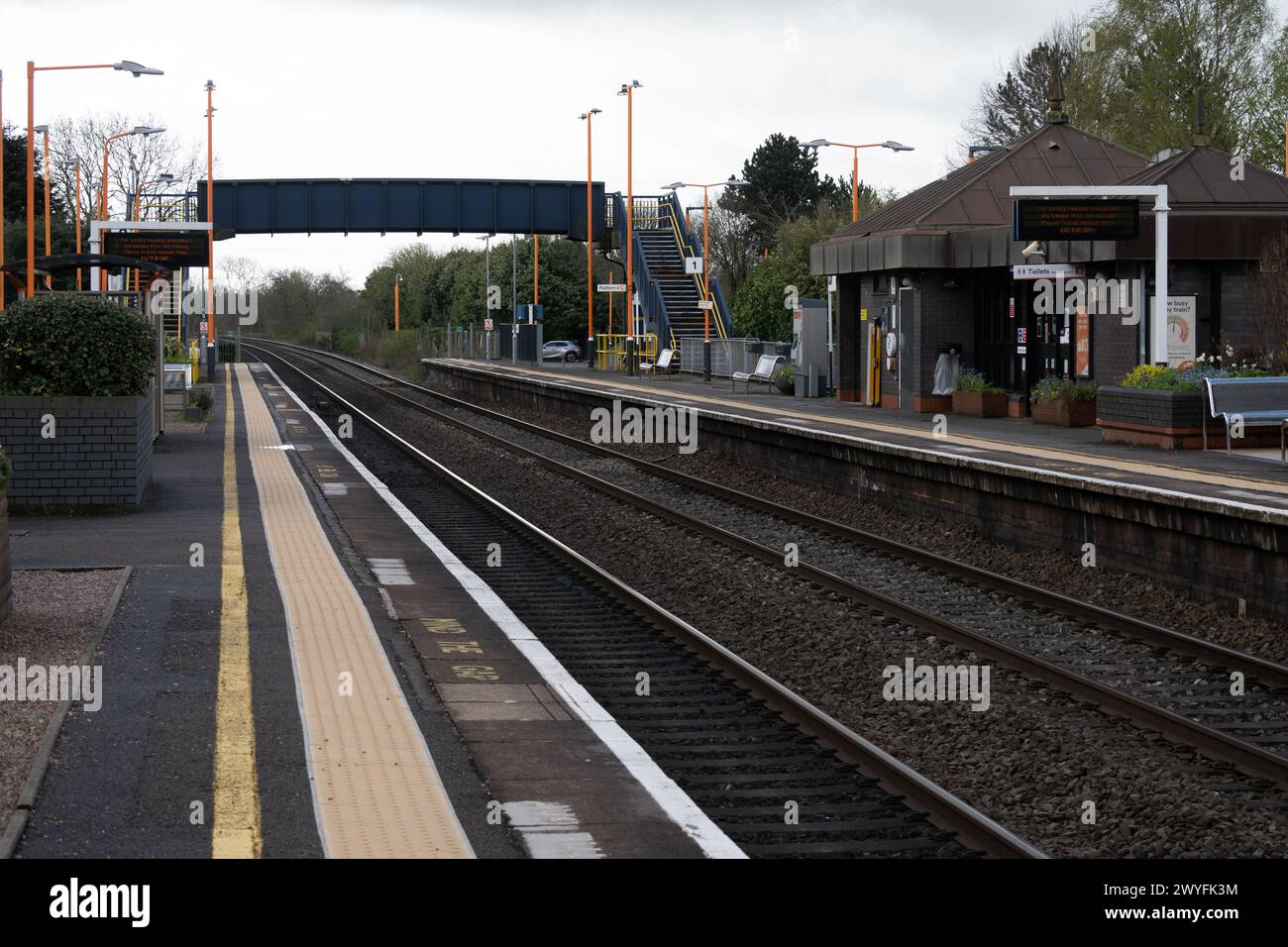Widney Manor railway station, West Midlands, England, UK Stock Photo ...