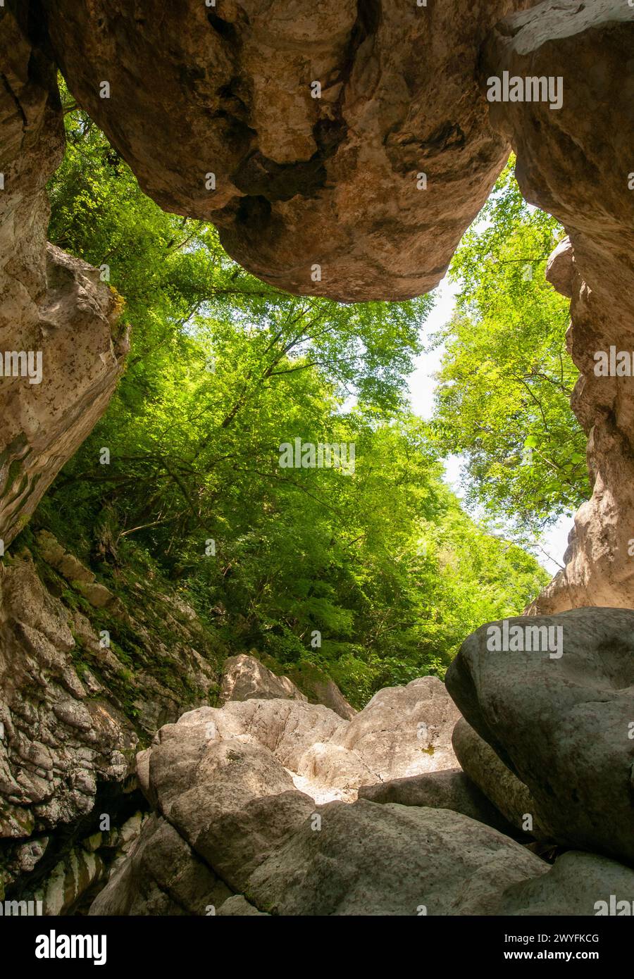 gole del fiume calore, parco nazionale del cilento e vallo di diano ...