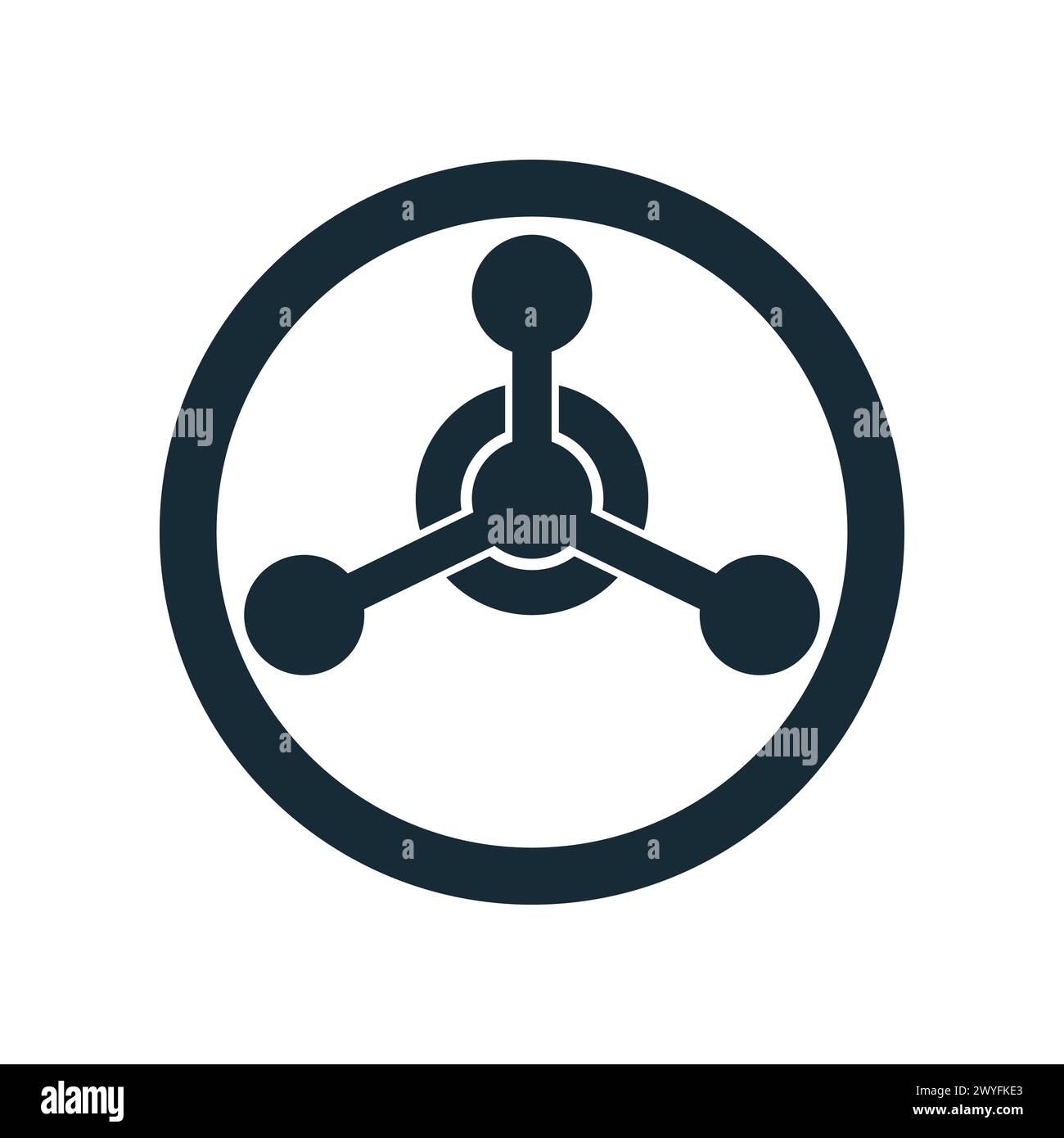 Nuclear Radiation Chemical Biological, Toxic, Biohazard Icon Design ...