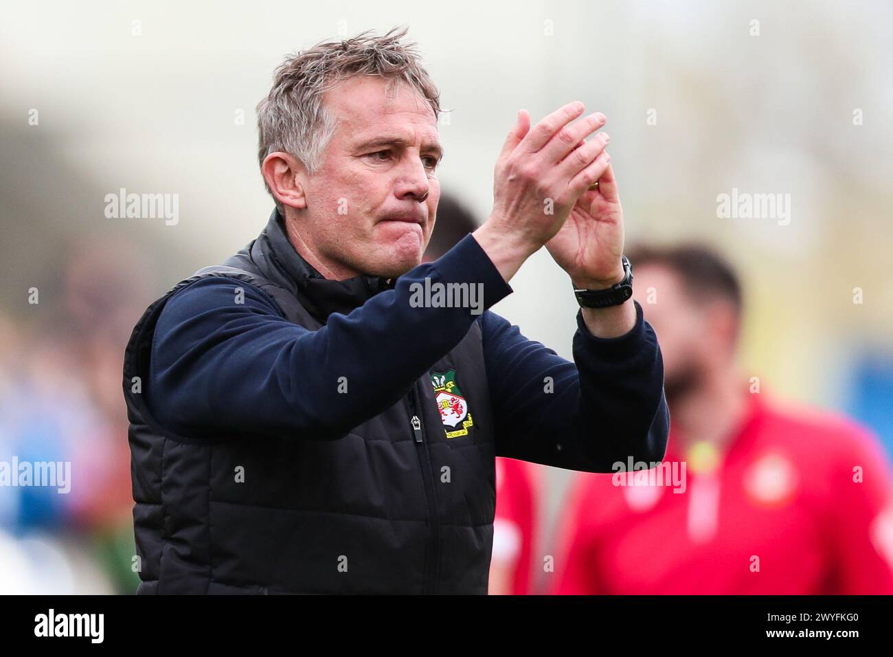 Wrexham Manager Phil Parkinson during the Sky Bet League Two match at ...