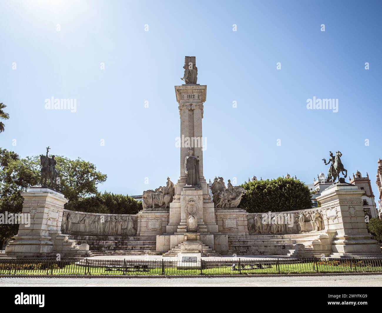 Monument to the Constitution of 1812 in Cadiz, first Spanish ...