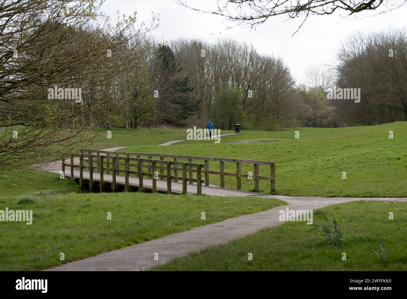 Hillfield Park, Monkspath, Solihull, West Midlands, England, UK Stock ...
