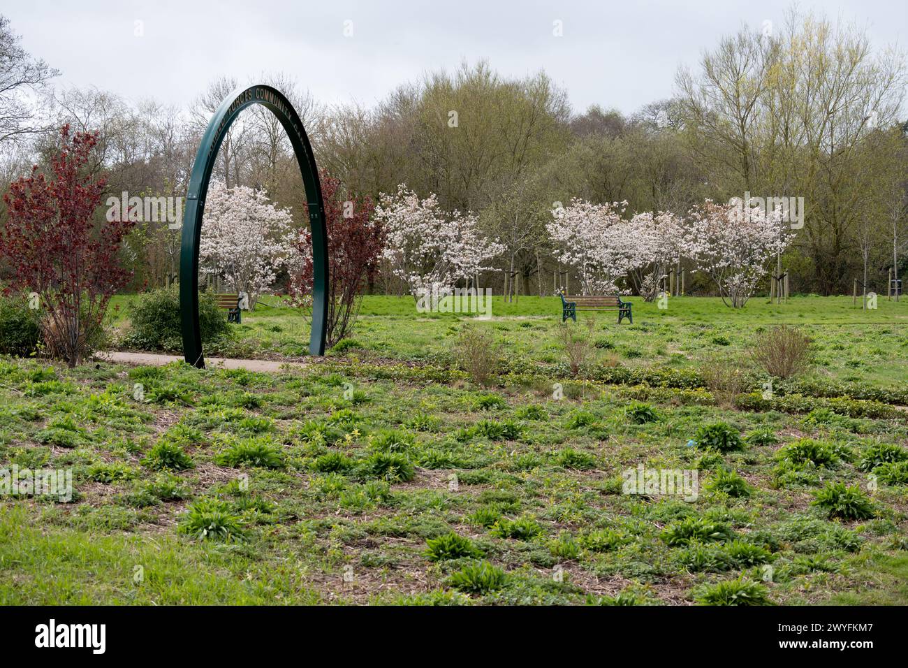 Hillfield Park, Monkspath, Solihull, West Midlands, England, UK Stock ...