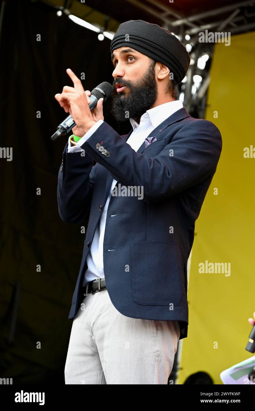 London, UK. Ex Apprentice contestant Virdi Mazaria, makes an appearance ...