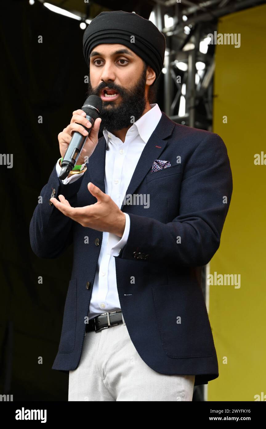 London, UK. Ex Apprentice contestant Virdi Mazaria, makes an appearance ...