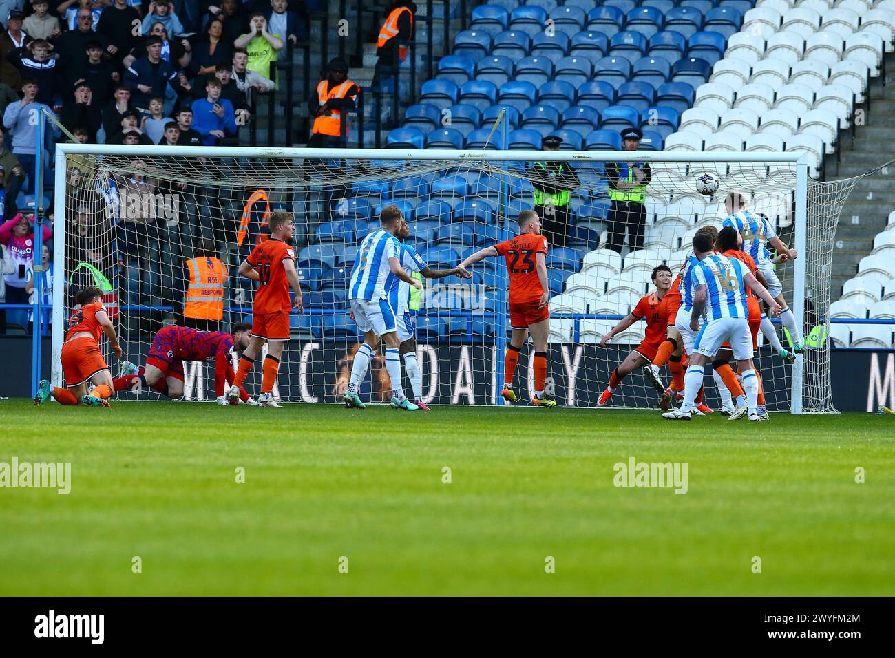 John Smith's Stadium, Huddersfield, England - 6th April 2024 GOAL ...