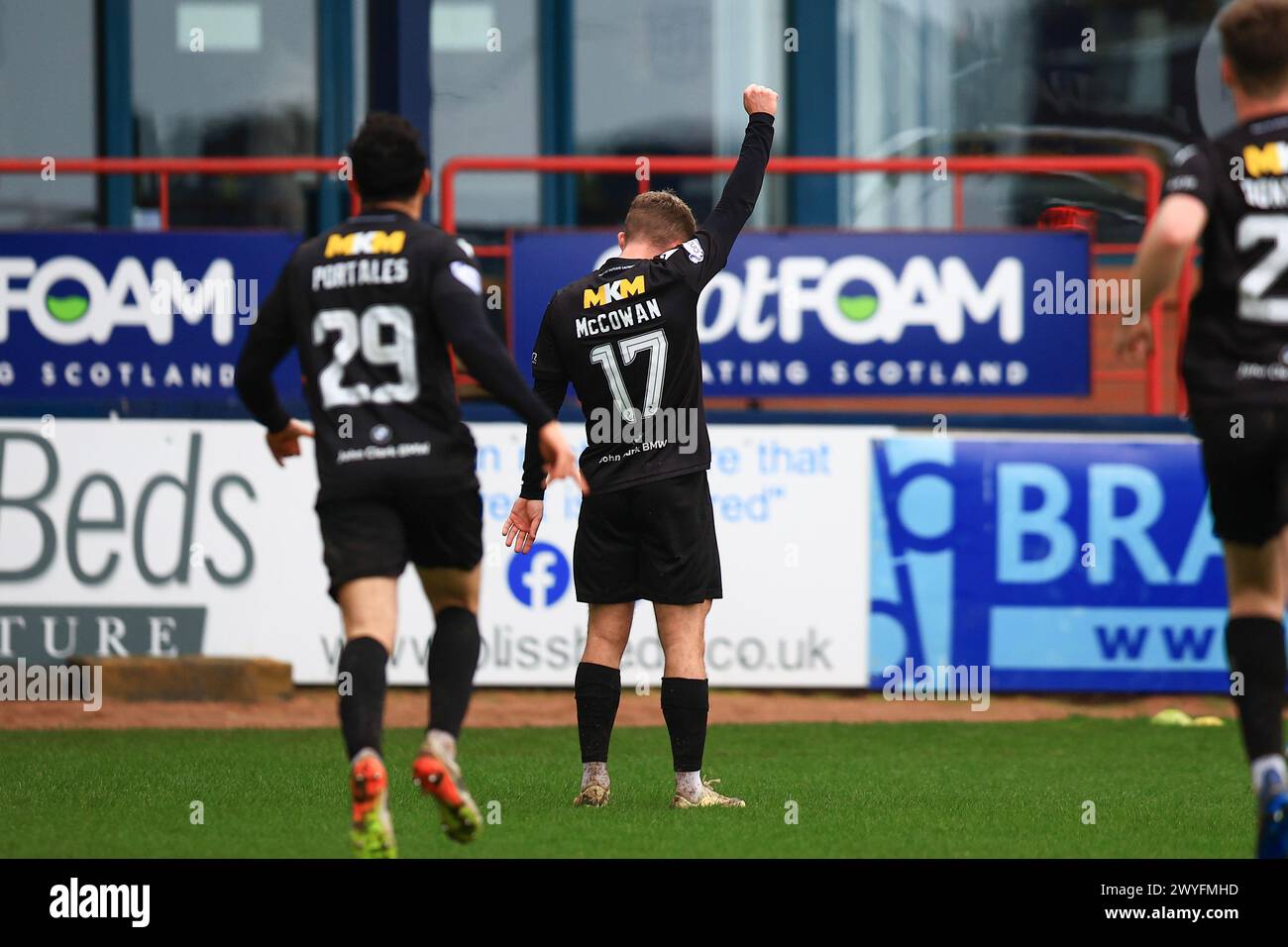 6th April 2024; Dens Park, Dundee, Scotland: Scottish Premiership ...