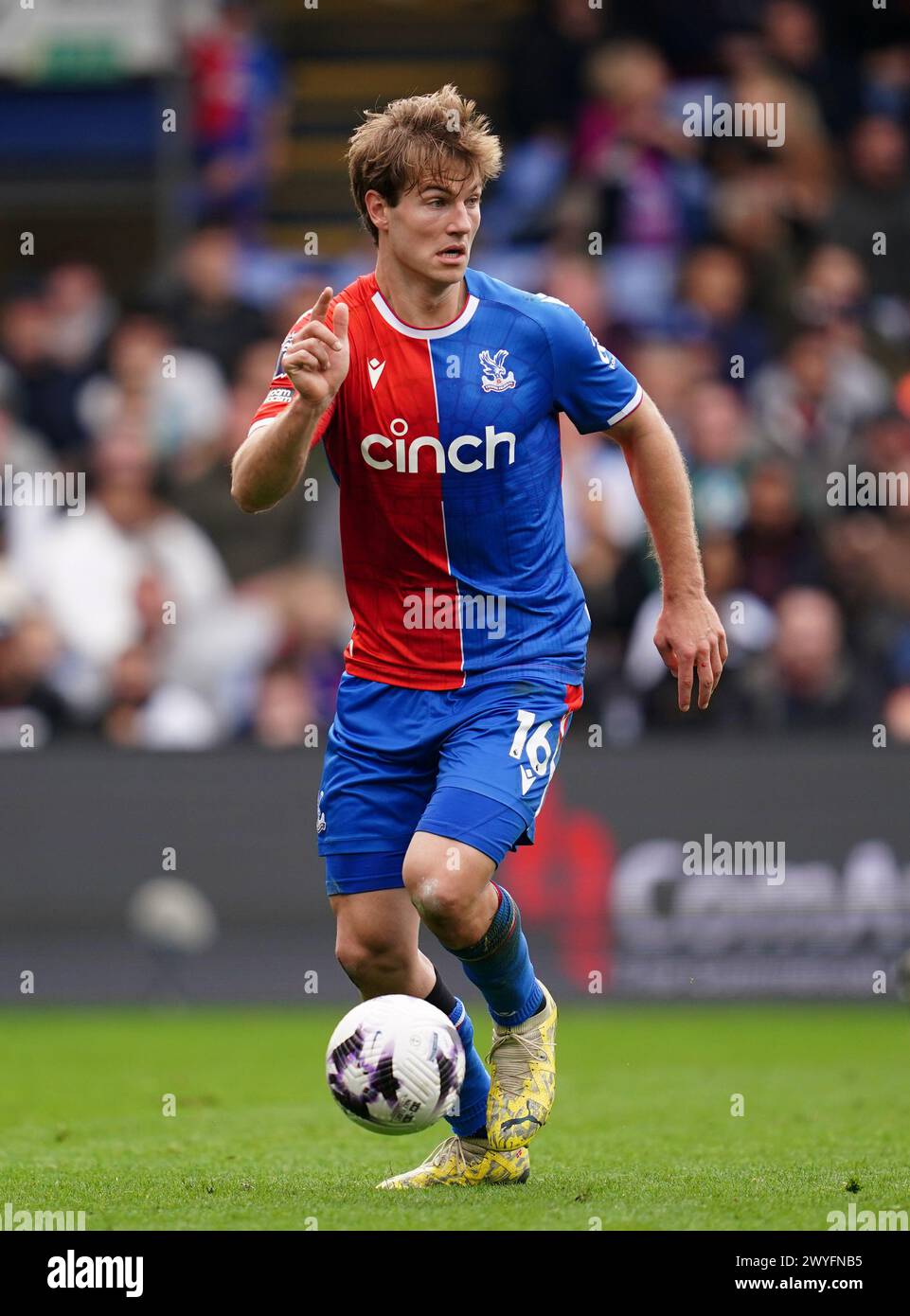 Crystal Palace's Joachim Andersen during the Premier League match at ...
