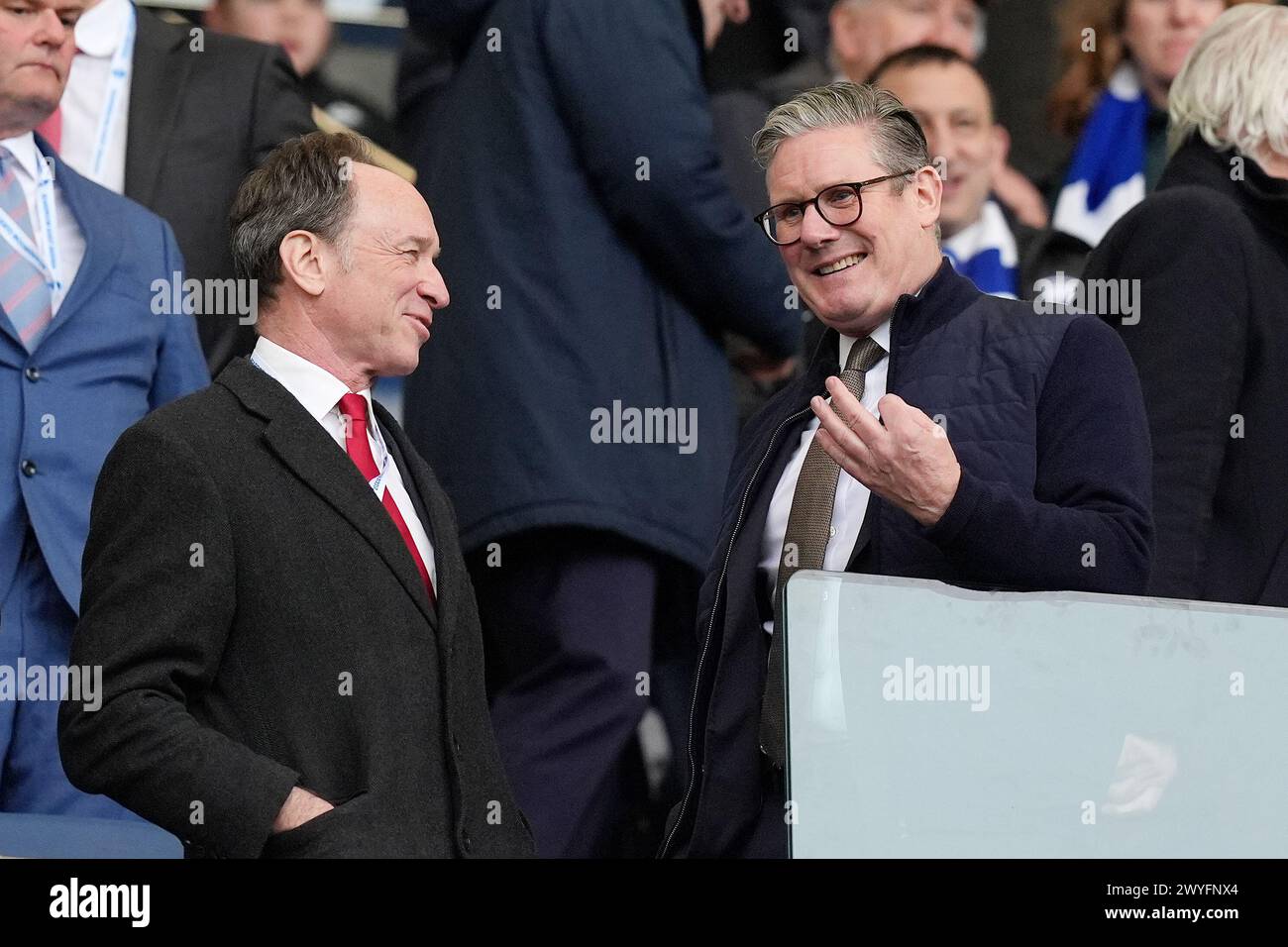 Leader of the Labour Party Sir Keir Starmer and Arsenal Executive Vice ...