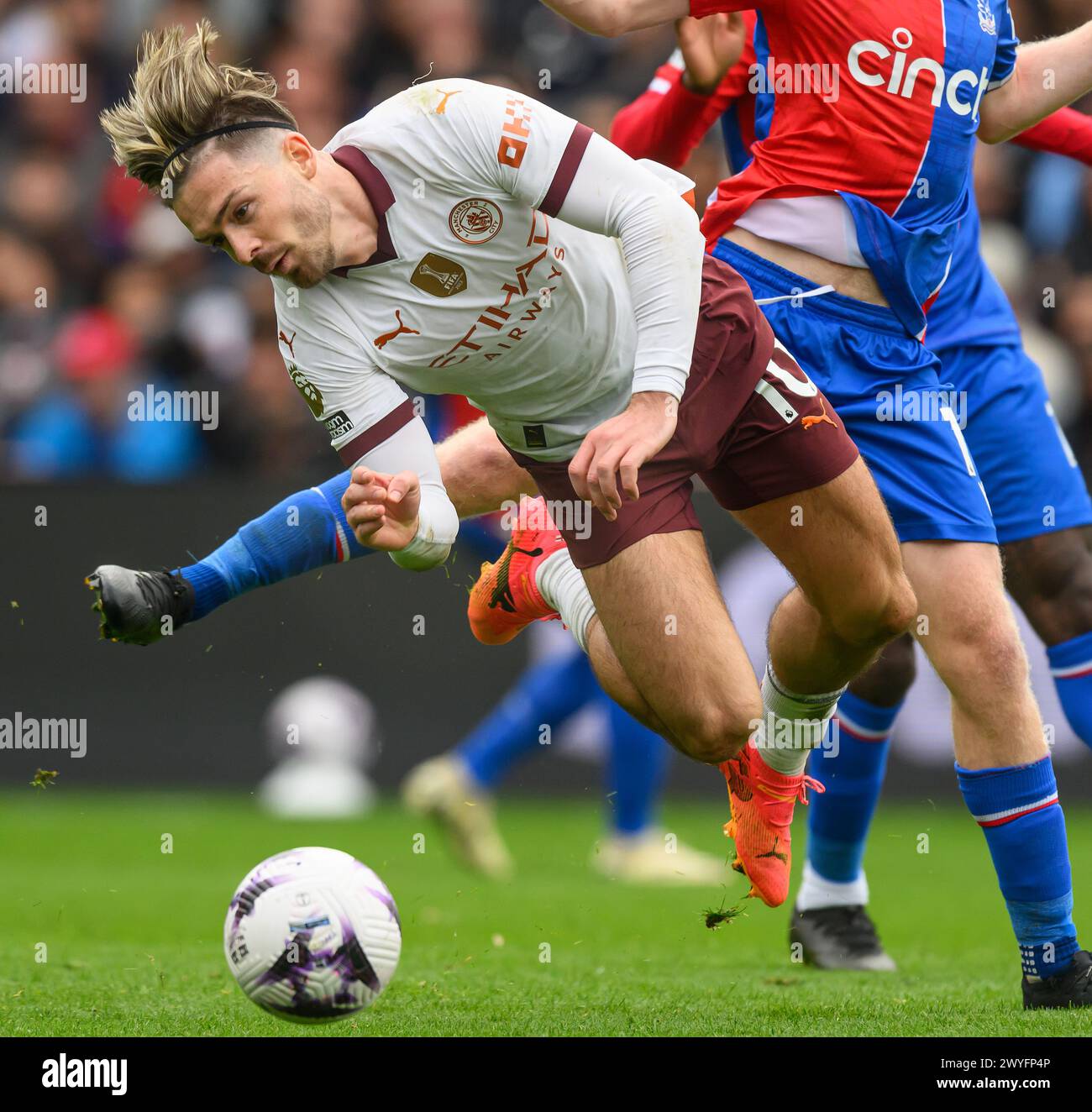London, UK. 06th Apr, 2024 - Crystal Palace v Manchester City - Premier ...