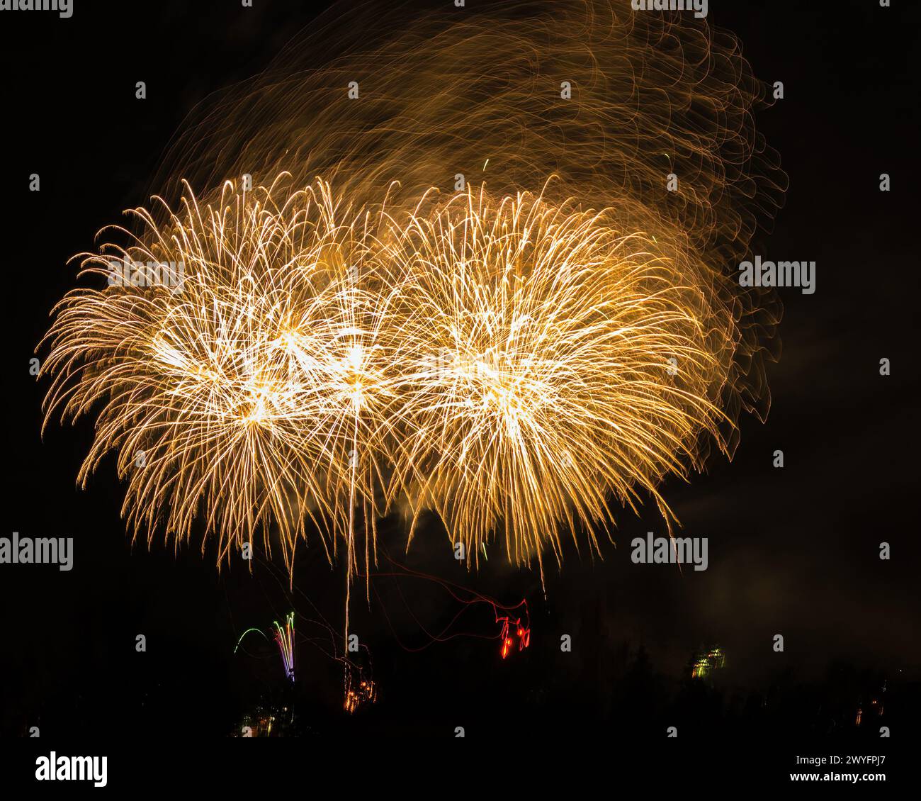 Canada day firework display hi-res stock photography and images - Alamy