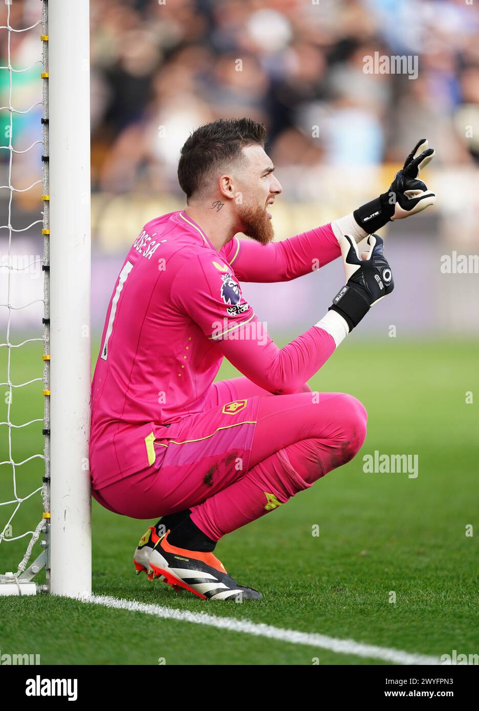 Wolverhampton Wanderers goalkeeper Jose Sa during the Premier League ...