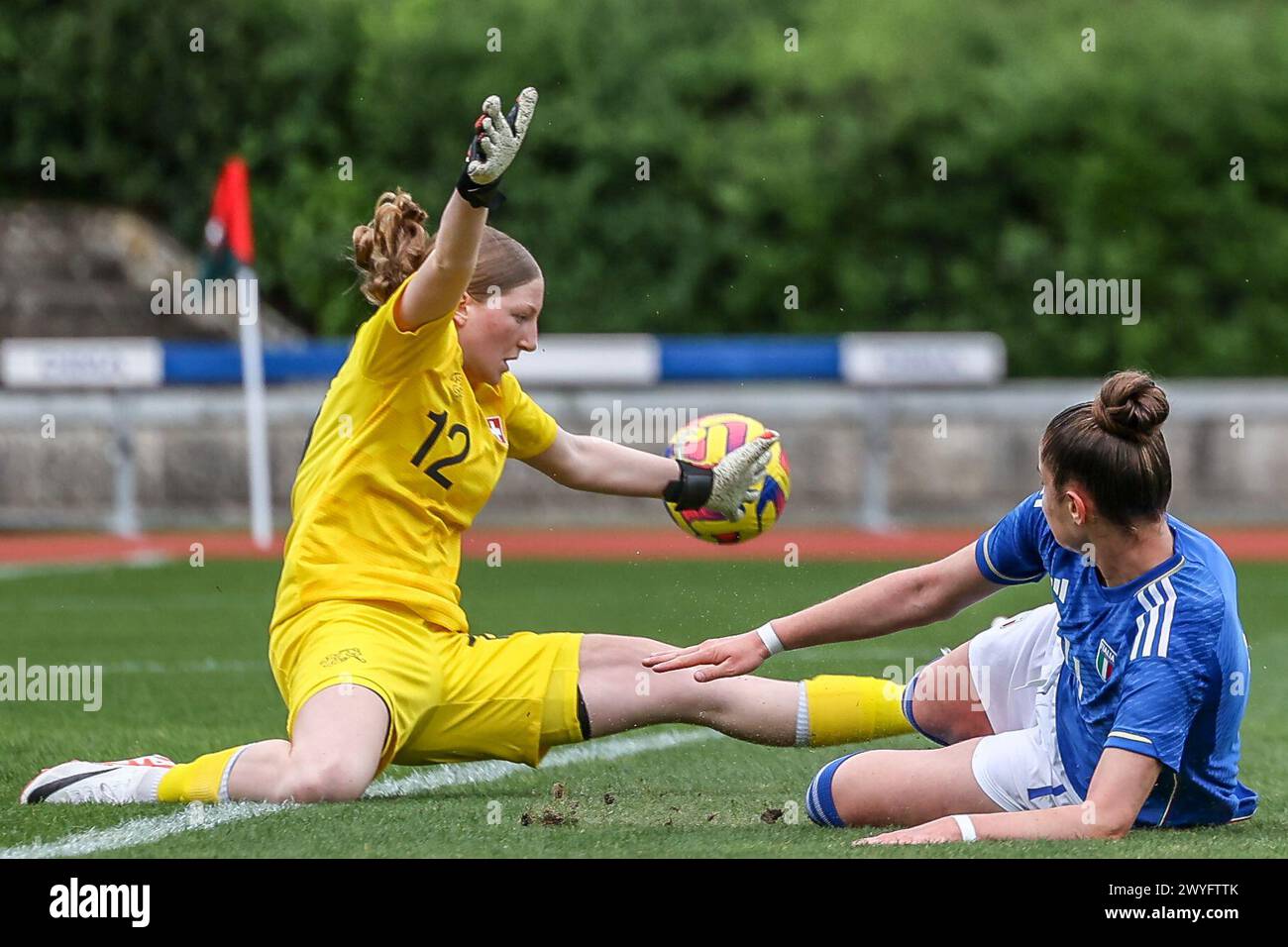 Oeiras, Portugal, April 06th 2024: Irina Fuchs (12 Switzerland) and ...
