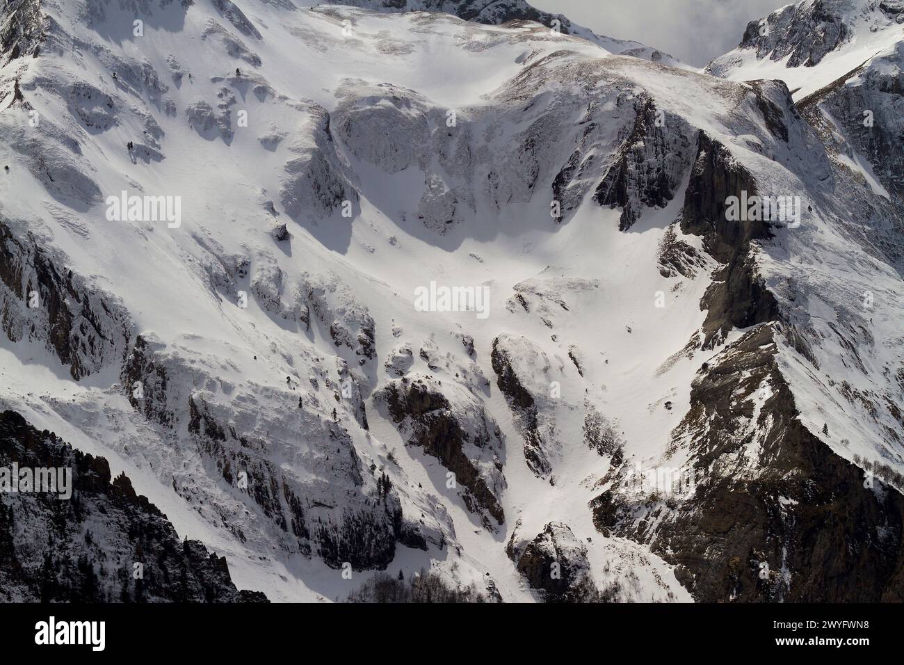 Mountains of the Col D'Aubisque, Pyrenees National Park, Nouvelle ...
