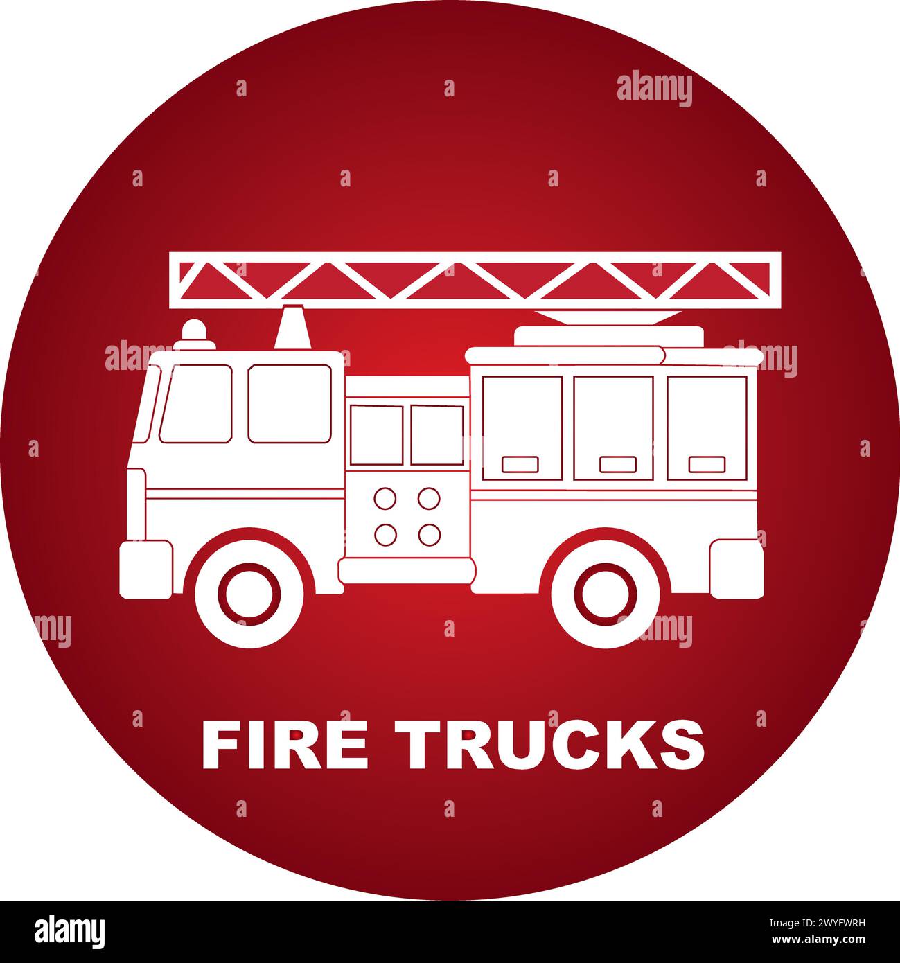 Fire trucks Stock Vector Images - Alamy