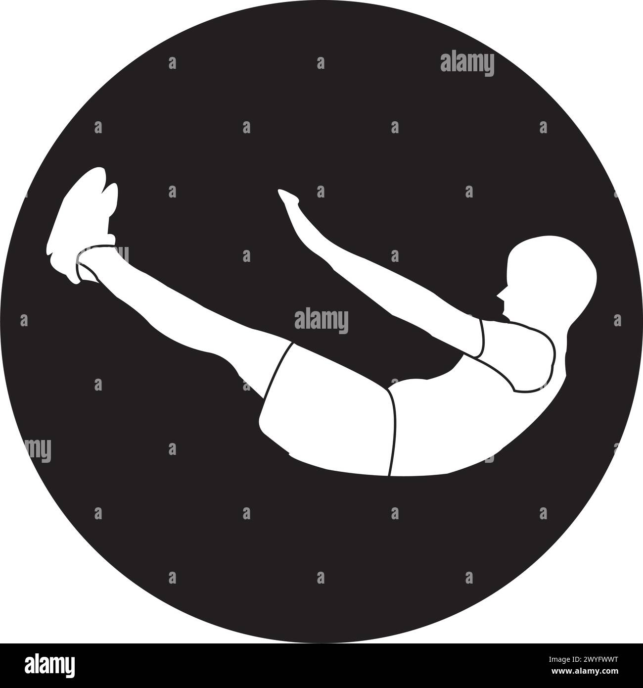 Yoga warm ups Stock Vector Images - Alamy