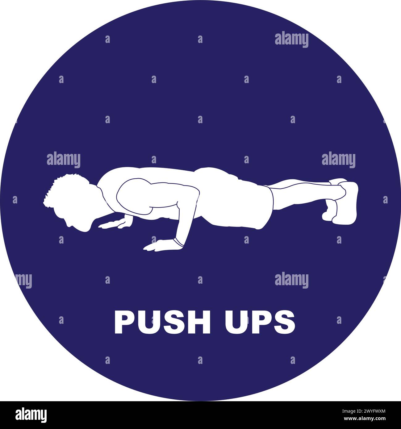 Push up icon vector illustration symbol design Stock Vector Image & Art ...